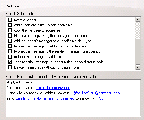 Block Users Sending to Specific Domains with Exchange Server 2010 ...