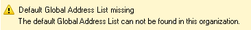 Exchange Best Practices Analyzer Reports Default Global Address List Missing | Practical365