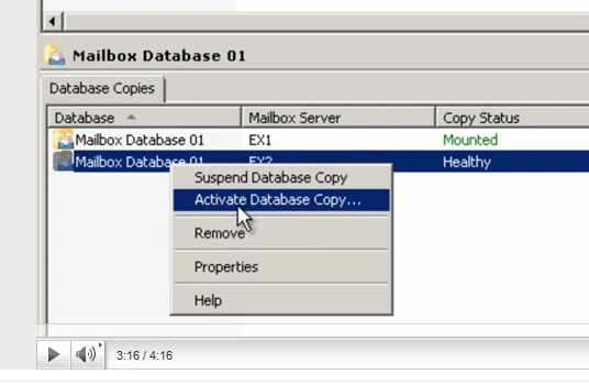 Exchange Server 2010 High Availability Demonstration Video | Practical365