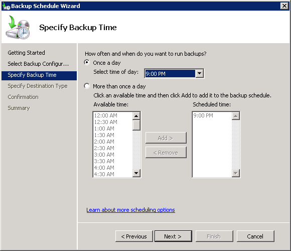 How To Schedule Windows Server Backup Practical365