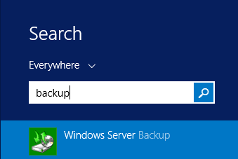 Backing up Exchange 2016 Using Windows Server Backup