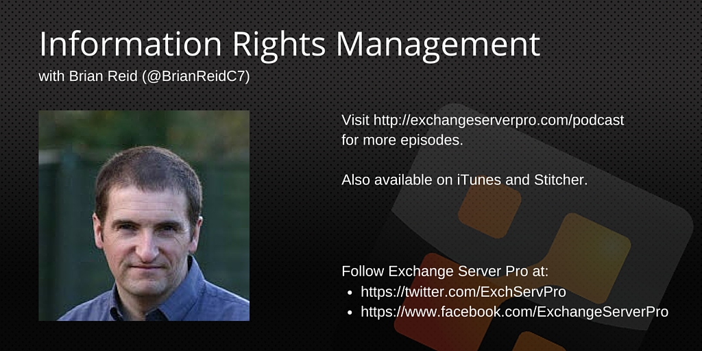 Information Rights Management with Brian Reid