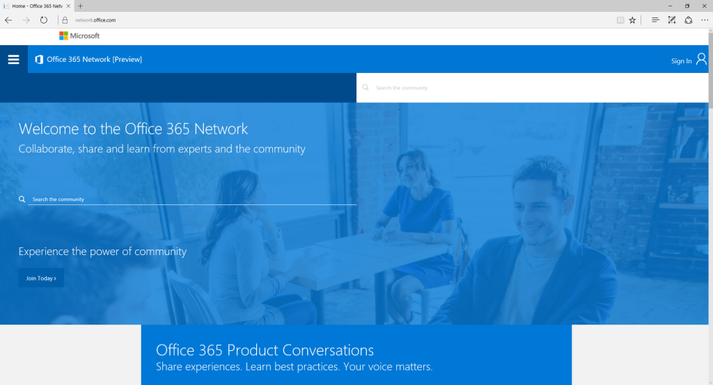 New Office 365 Community Launches with a Rocky Start