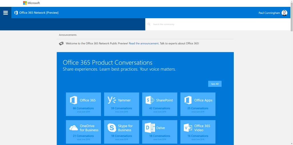 New Office 365 Community Launches with a Rocky Start