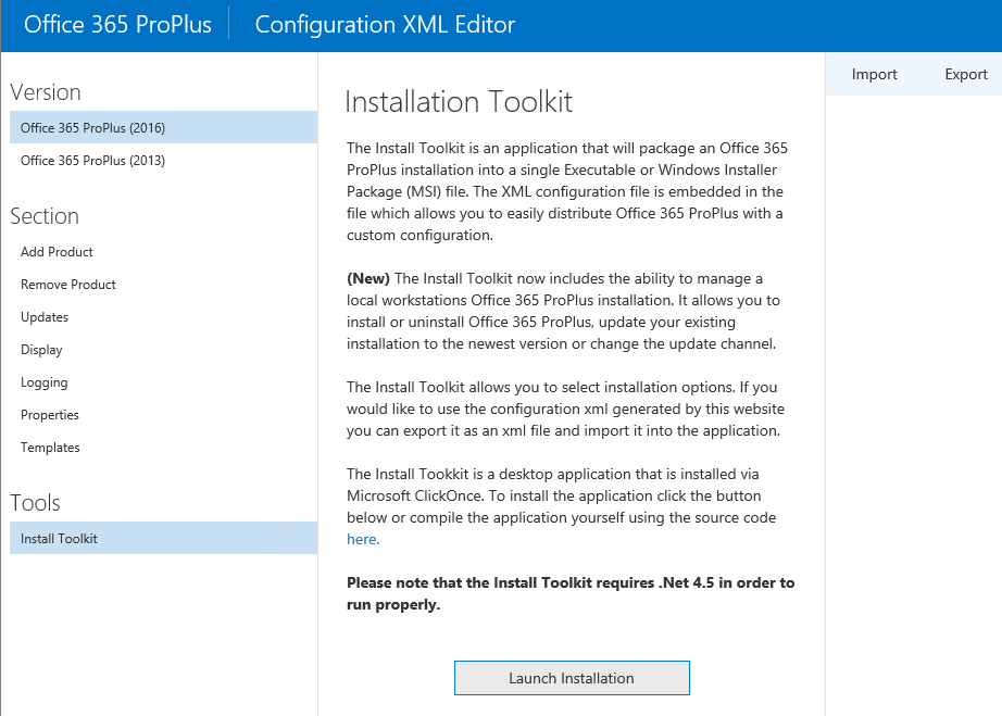 Creating an Office 365 Client Application Installer Using the Installation Toolkit | Practical365