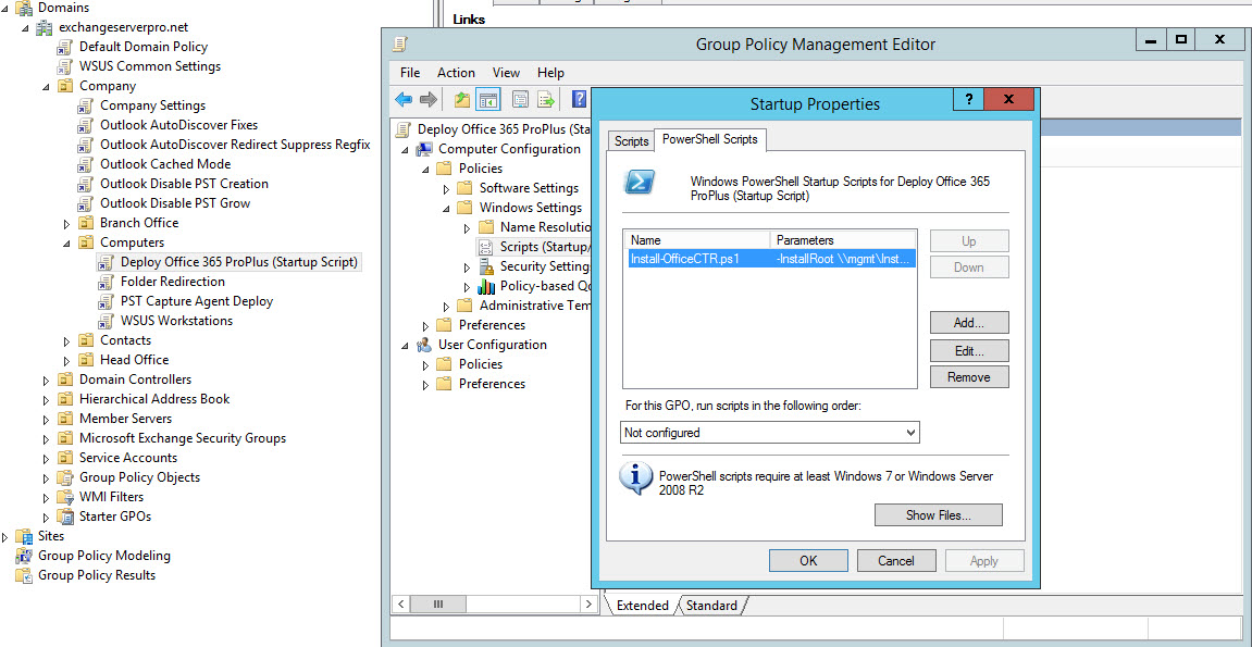 Setting Up a Simple Office 365 Deployment From a Network Share