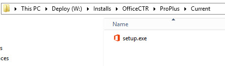 Setting Up a Simple Office 365 Deployment From a Network Share