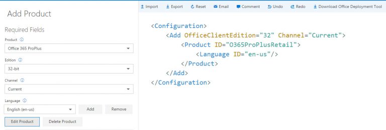 Setting Up a Simple Office 365 Deployment From a Network Share