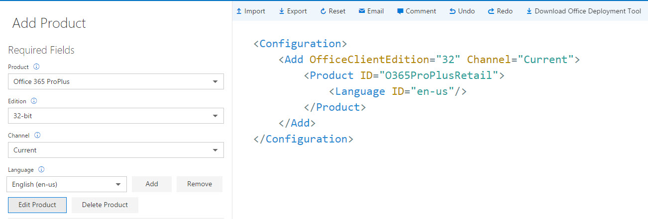 Setting Up a Simple Office 365 Deployment From a Network Share