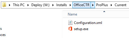 Setting Up a Simple Office 365 Deployment From a Network Share