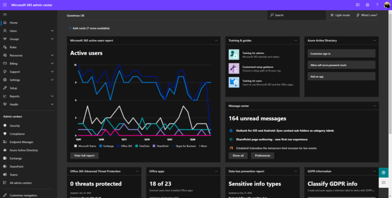 Microsoft 365 Administration Portals and PowerShell Connections ...