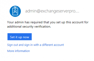 Securing Office 365 Admin Accounts with Multi-Factor Authentication