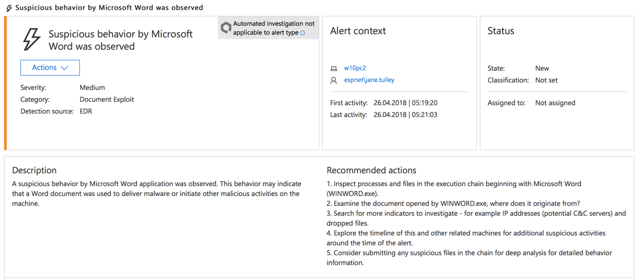 A Look at Windows Defender Advanced Threat Protection (WD ATP ...
