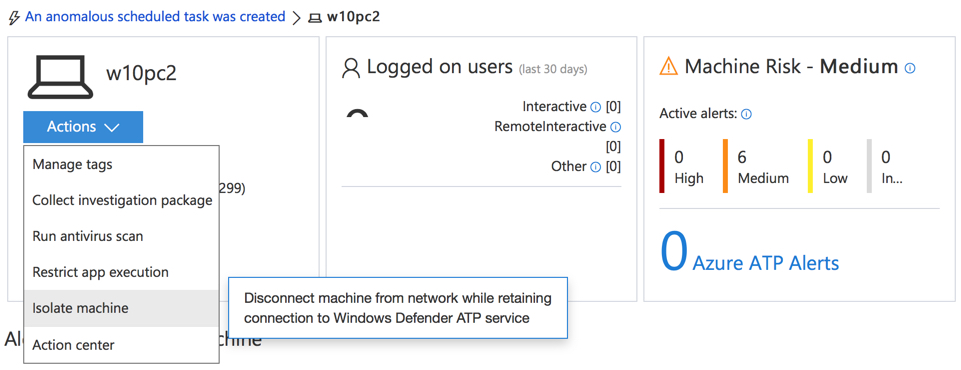 Integrating Windows Defender ATP with Intune Compliance Policies