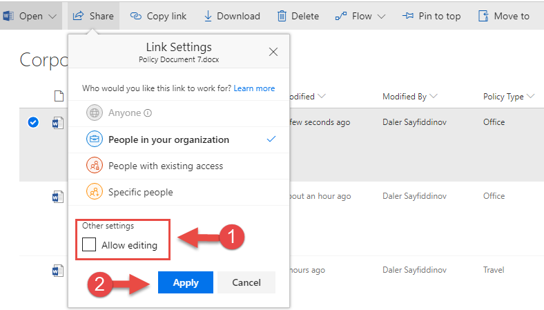 Using SharePoint Online Document Libraries as a Document Management ...