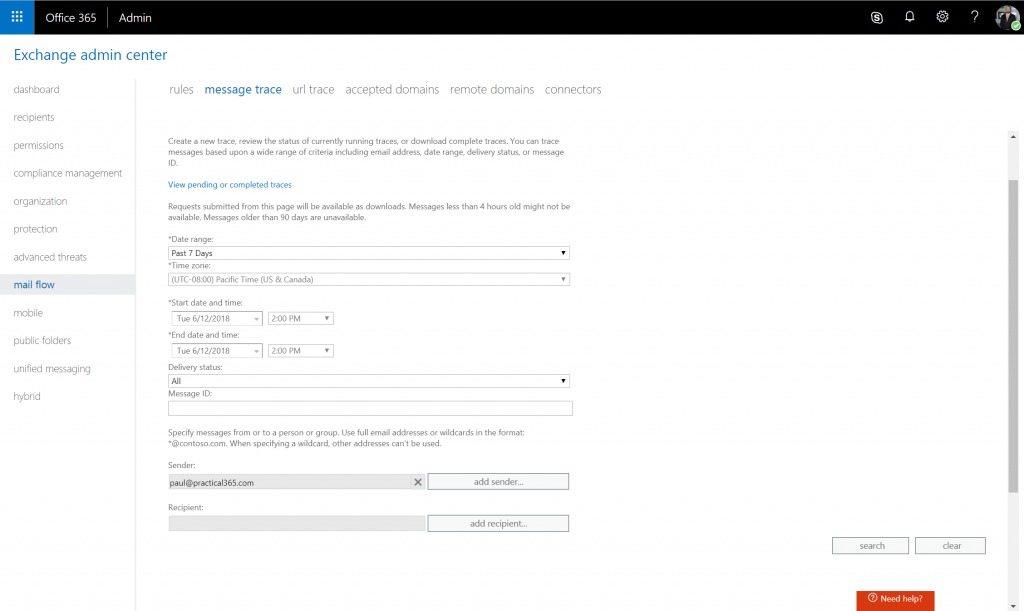Improvements in Exchange Online Message Tracing | Practical365