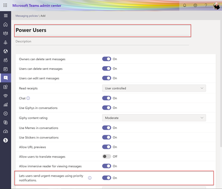Deciding whether to enable Priority Notifications in Microsoft Teams ...