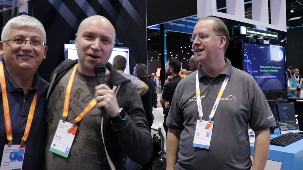 Steve & Sigi @ Microsoft Ignite 2019 - Day 1 | Practical365