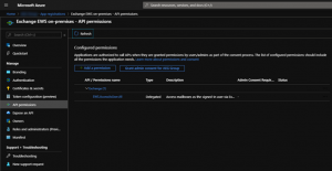 Use OAuth on Exchange on-premises without Hybrid Modern Authentication ...