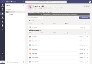 Create an all company Team for better communications and to enable ...