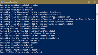 How to move your process time from Office 365 to Azure Batch - Part 2 ...