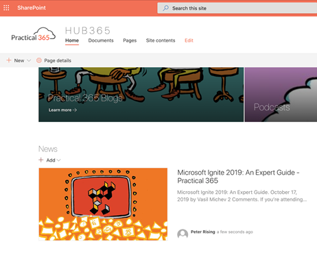 Creating a modern SharePoint Online Intranet - Part Three | Practical365