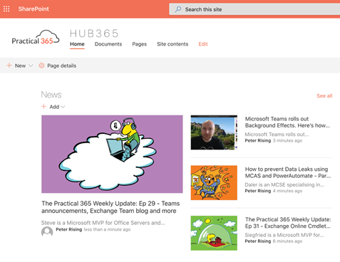Creating a modern SharePoint Online Intranet - Part Three | Practical365