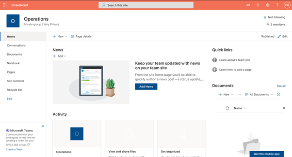 How to create Modern SharePoint Online Team Sites - Part One | Practical365