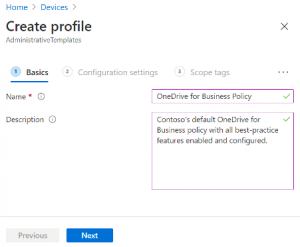 Intune policies for a user-friendly OneDrive for Business client ...