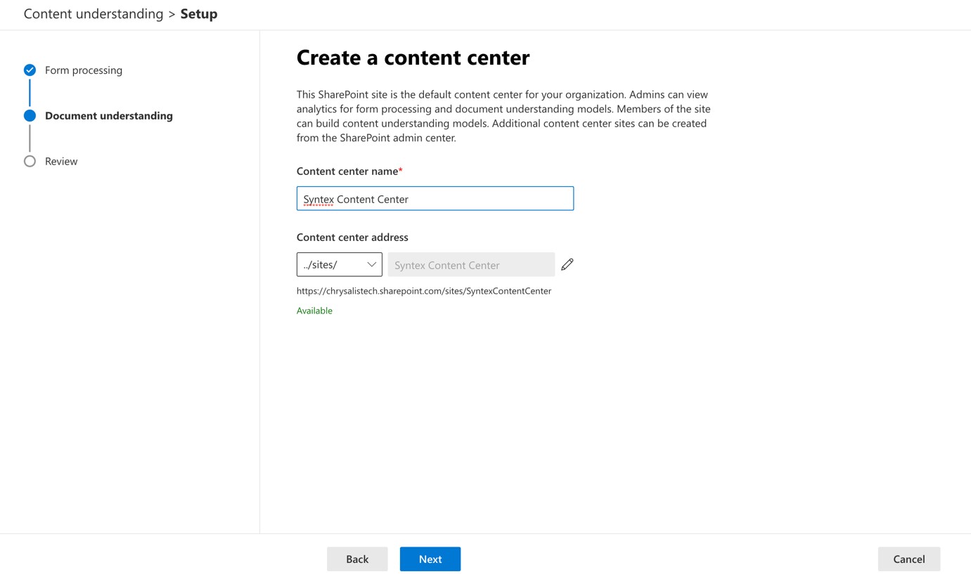 Hands-on SharePoint Syntex - Part I