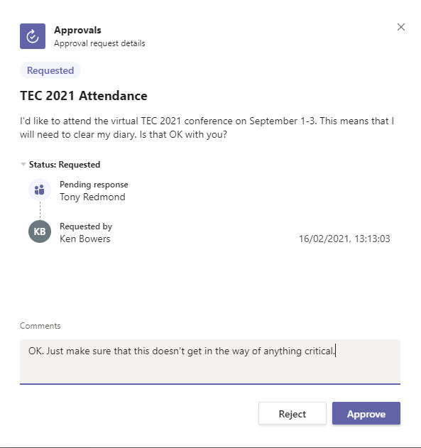 Teams Approvals App Delivers Simple Workflow | Practical365