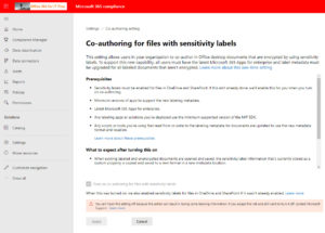 How to Co-author Office Documents Protected by Sensitivity Labels ...