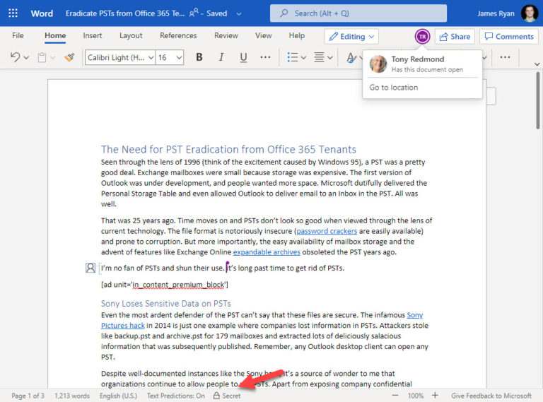 How to Co-author Office Documents Protected by Sensitivity Labels ...
