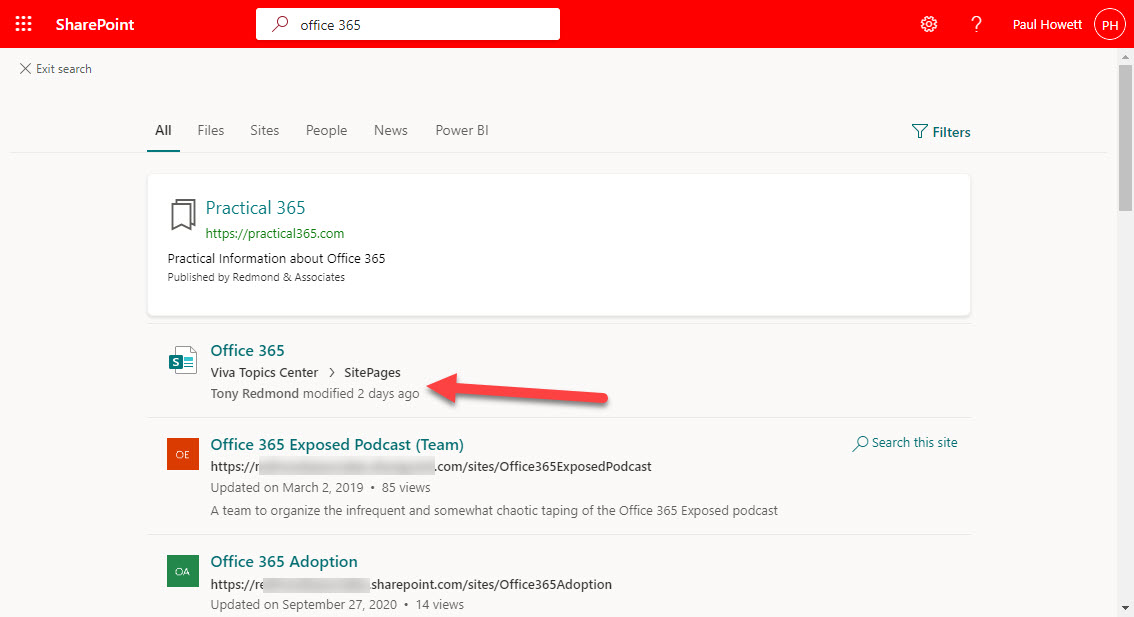 Using Viva Topics to Highlight Knowledge in Microsoft 365 Apps | Practical365