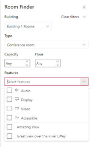 How Outlook's Room Finder Uses Metadata from the Places Service ...