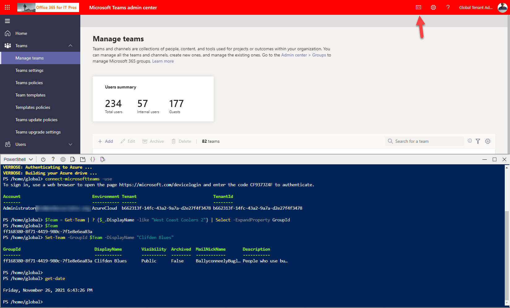 How to Use Cloud Shell from the Microsoft Teams Admin Center | Practical365