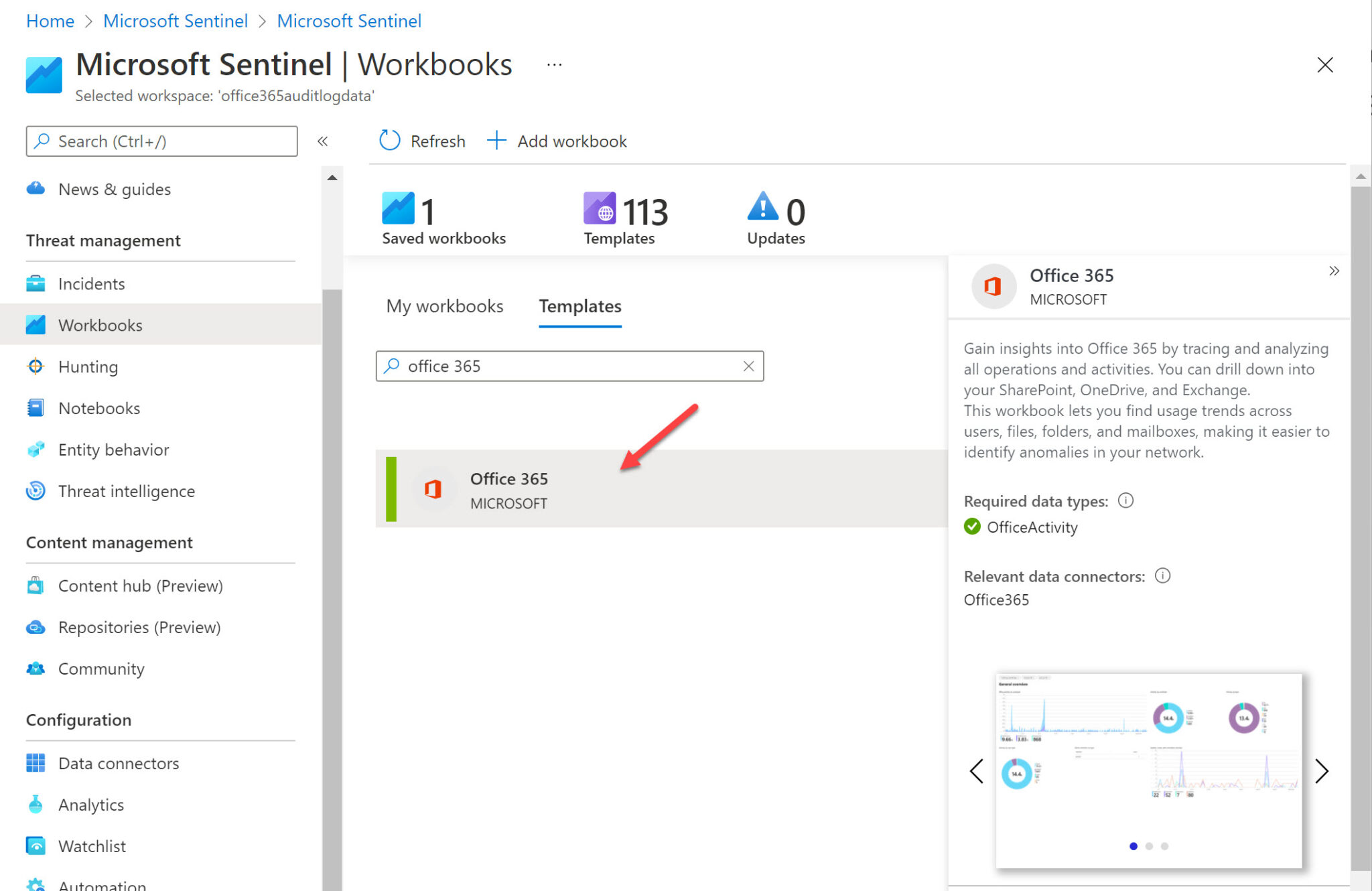 How to Use Office 365 Audit Data with Microsoft Sentinel | Practical365 How to Use Office 365 Audit Data with Microsoft Sentinel | Practical365