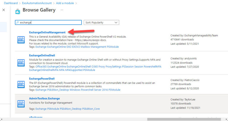 Using Azure Automation to Process Exchange Online Data with PowerShell ...