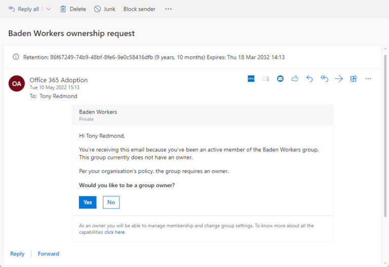 Microsoft Launches Group Ownership Governance Policy | Practical365