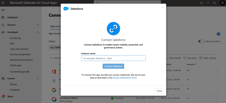 Using Microsoft Defender for Cloud Apps to Manage Third Party Apps