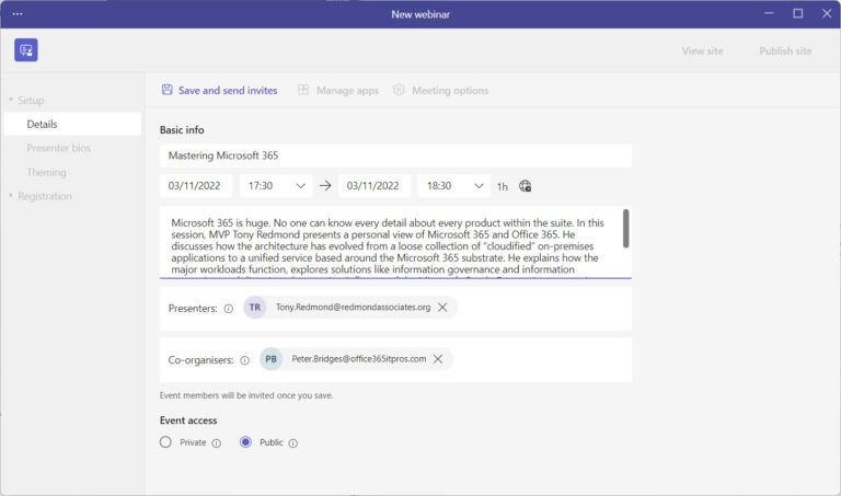 Microsoft Revamps and Improves Teams Webinars | Practical365