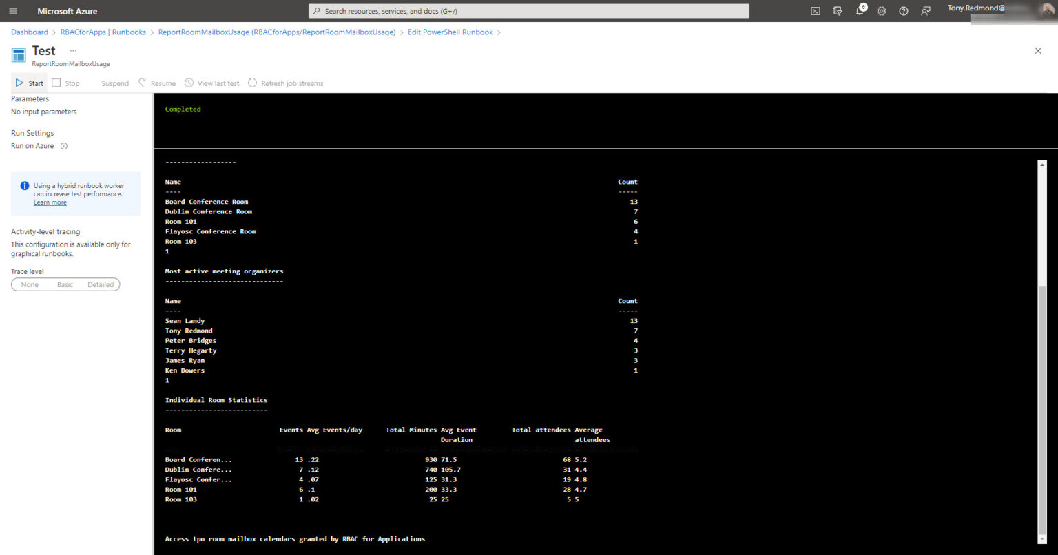 Using RBAC for Applications with Azure Automation Managed Identities