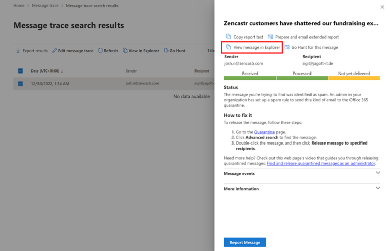 Using Advanced Message Tracking to identify Junk-Mail and Spoof ...