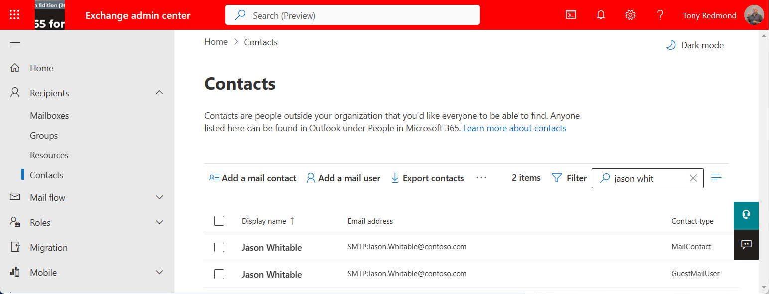 Migrate Mail Contacts to Azure AD Guest Accounts