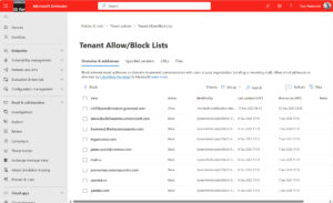 Automated Maintenance for the Tenant Block List