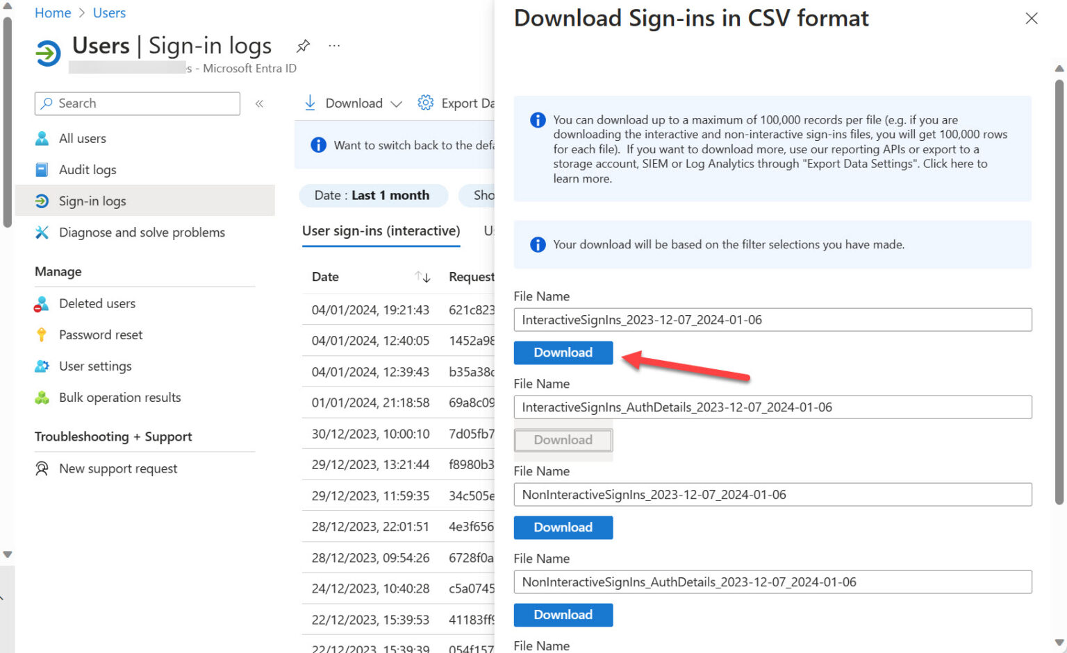 Report the MFA Status for Entra ID User Accounts
