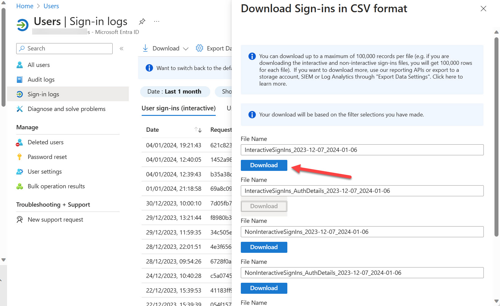 Report the MFA Status for Entra ID User Accounts