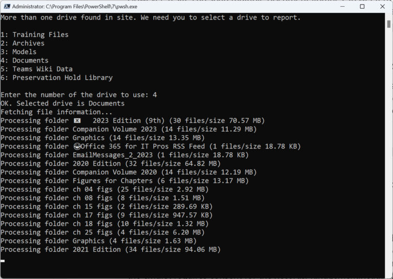 Create a SharePoint Online Files Report with the Graph PowerShell SDK