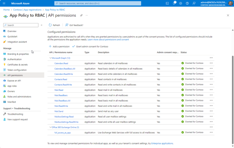 Migrate from EWS Application Access Policy to RBAC for Applications ... Migrate from EWS Application Access Policy to RBAC for Applications ...