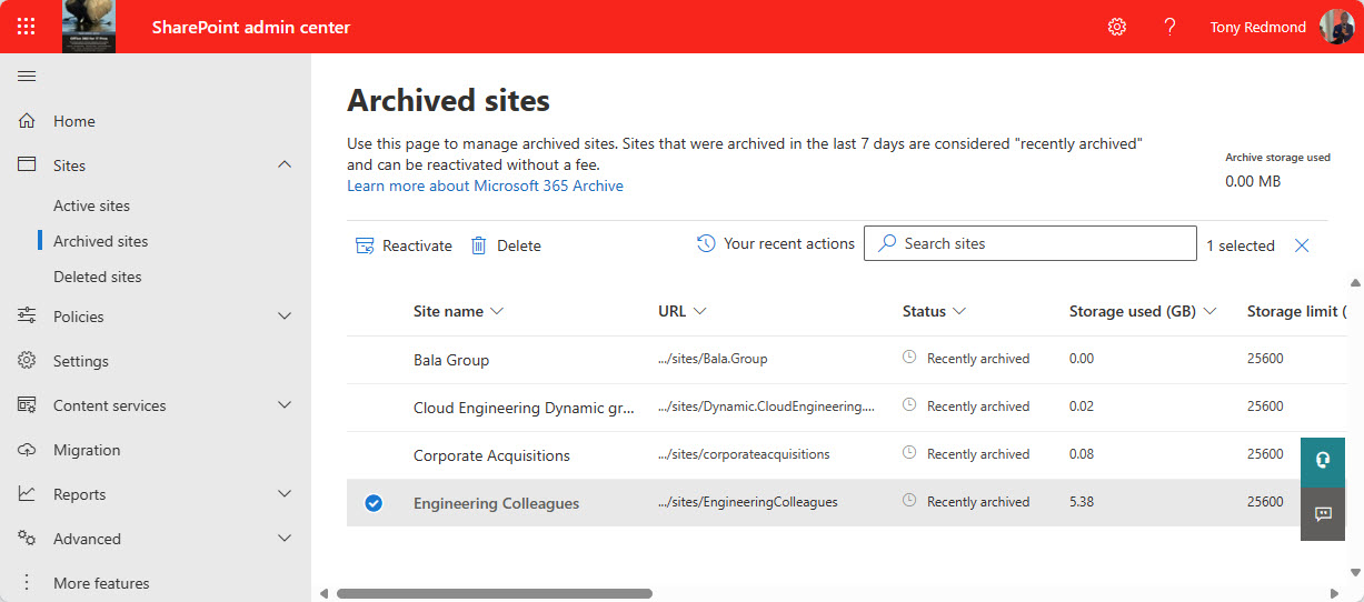 Microsoft 365 Archive Could Help Companies with Digital Debris